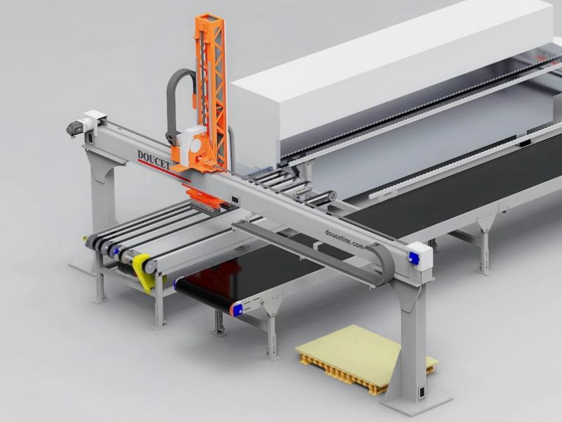Retyx - Intelligent Panel Return Conveyor System | Doucet Machineries
